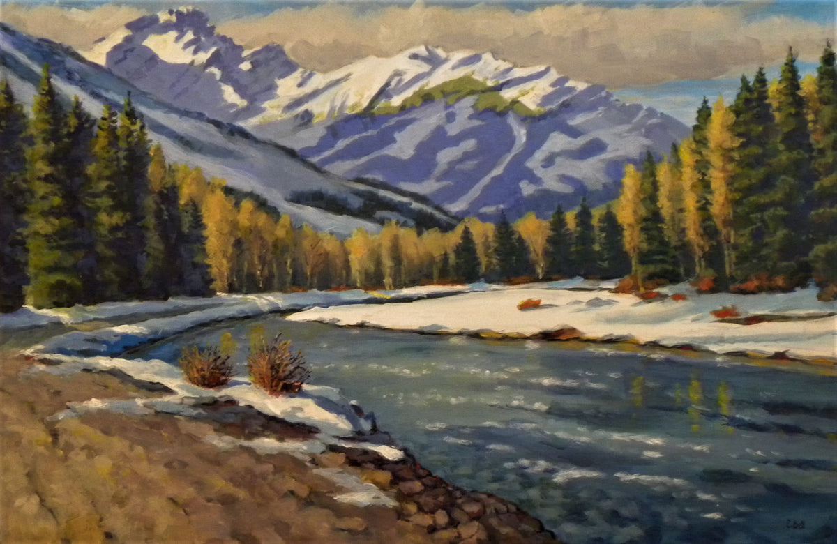 Colin Bell - 1086 Elk River at Fernie – Leighton Art Centre Online Shop