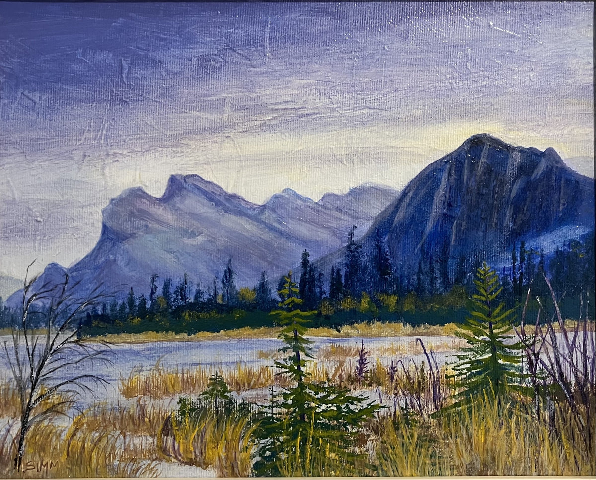 Yvette Simm - Mount Rundle Banff (Donated) – Leighton Art Centre Online ...